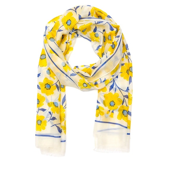 kate spade | Accessories | Nwt 98 Kate Spade Sunshine Floral Oblong ...